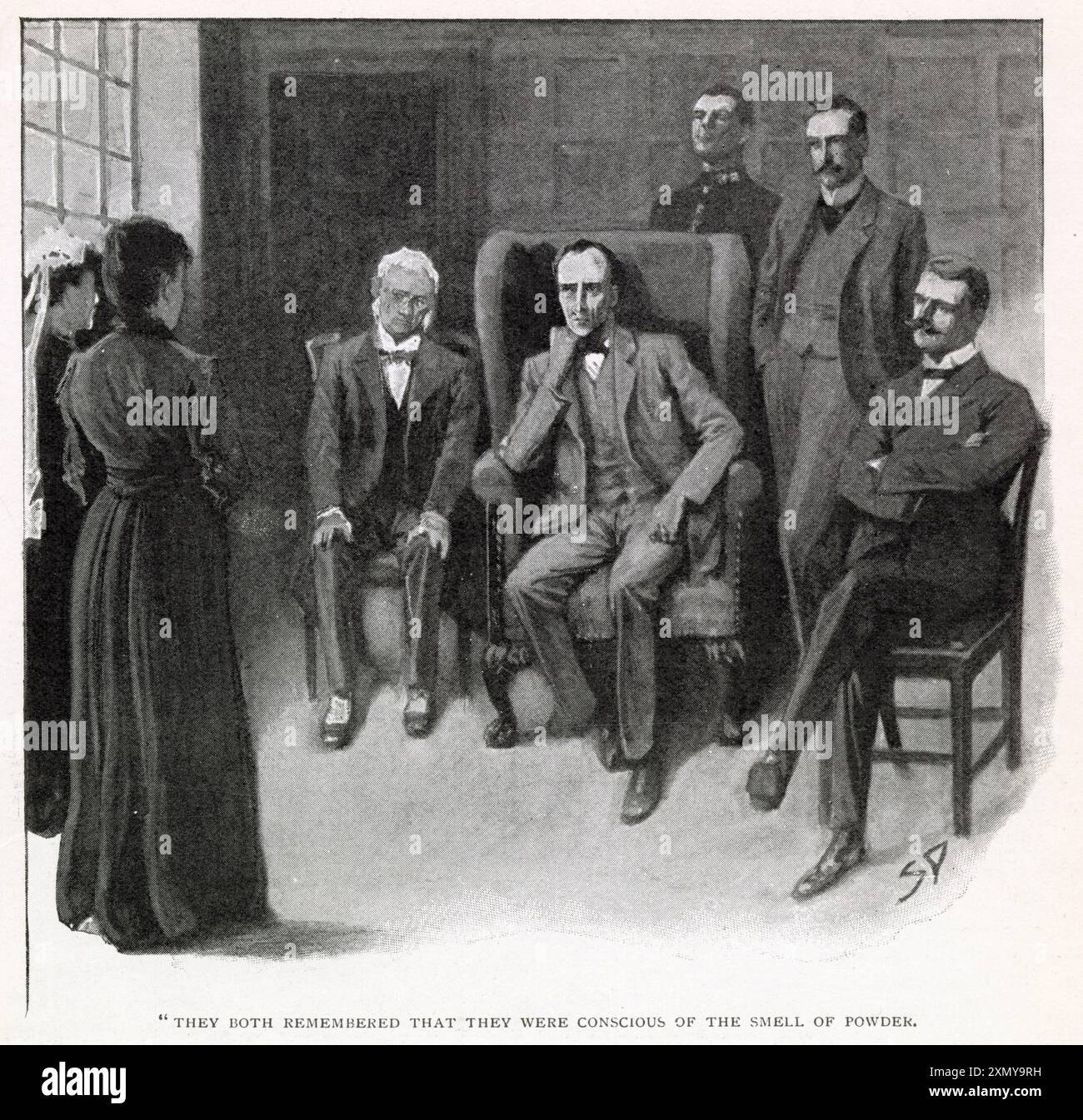 Sherlock Holmes - The Adventure of The Dancing Men Stock Photo - Alamy