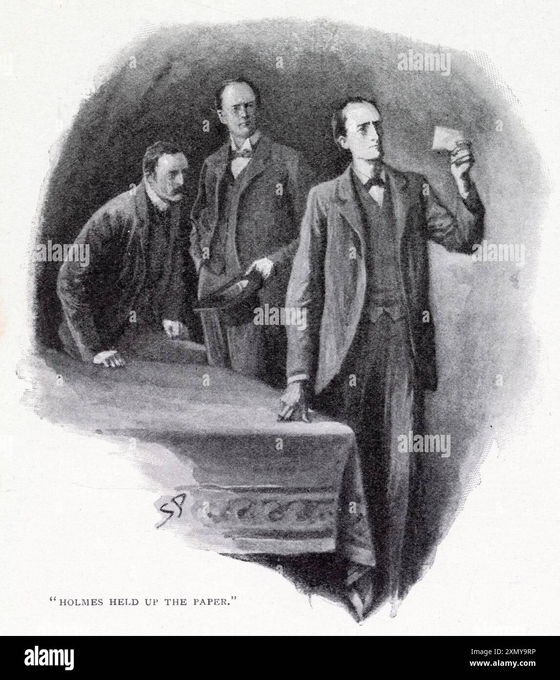 Sherlock Holmes - The Adventure of The Dancing Men Stock Photo - Alamy