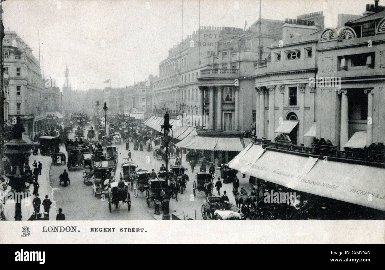 A busy Regent Street, London Stock Photo - Alamy