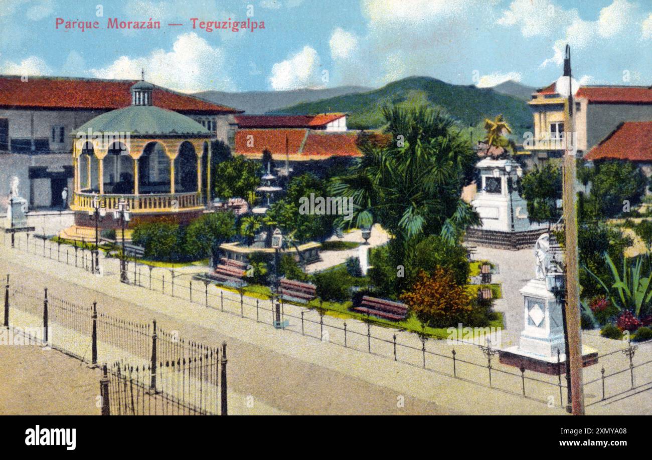 Statue francisco morazan tegucigalpa honduras hi-res stock photography ...