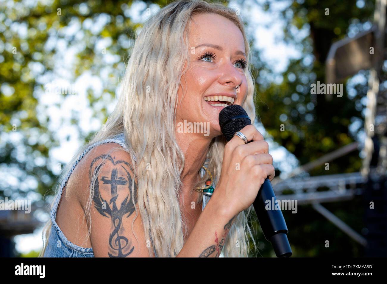 Christin Stark beim 77. Sommer-, Sport- und Parkfest im Schlosspark ...