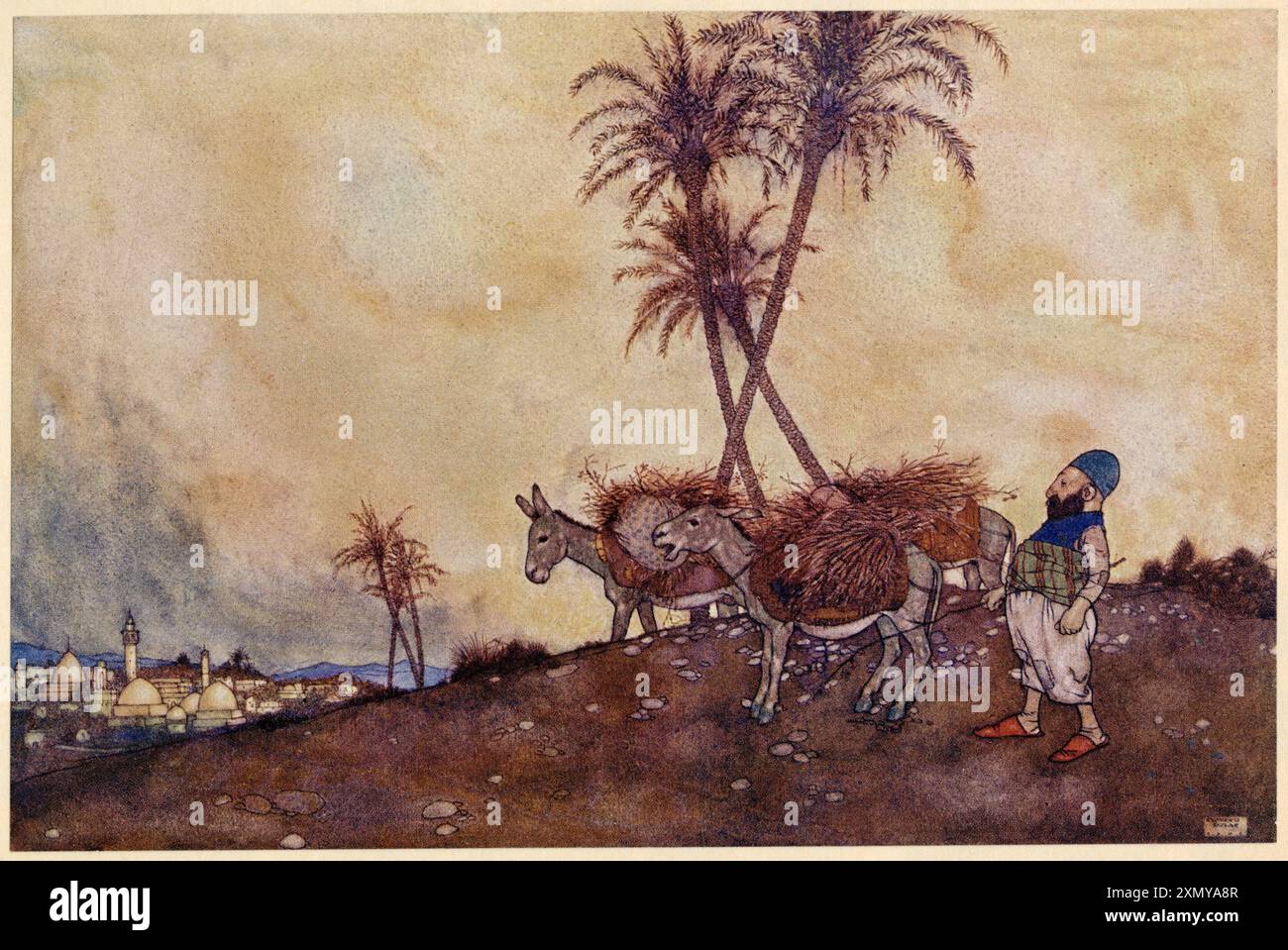 Ali Baba and the Forty Thieves Stock Photo - Alamy