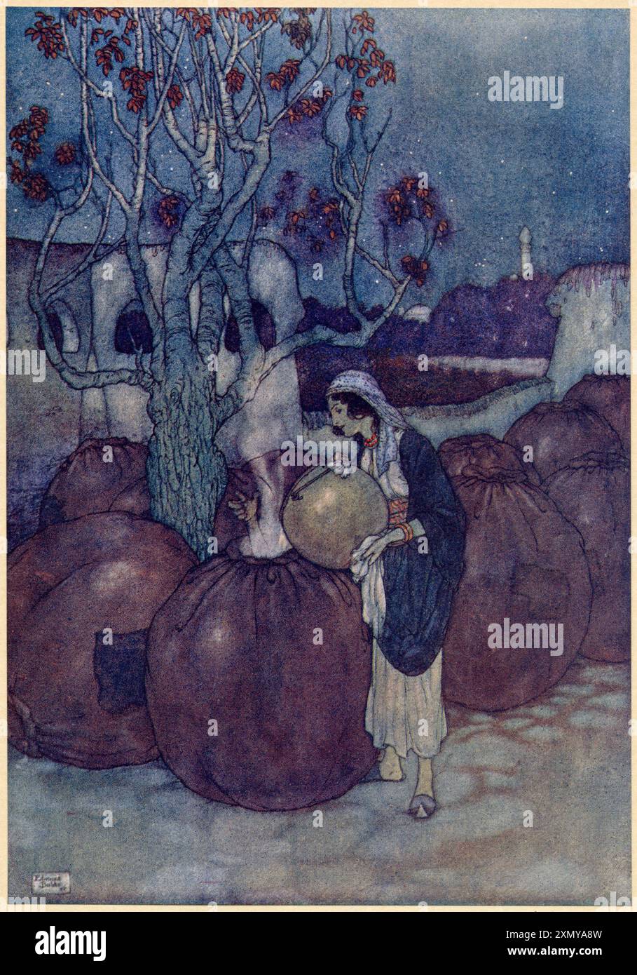 Edmund dulac arabian ali baba hi-res stock photography and images - Alamy