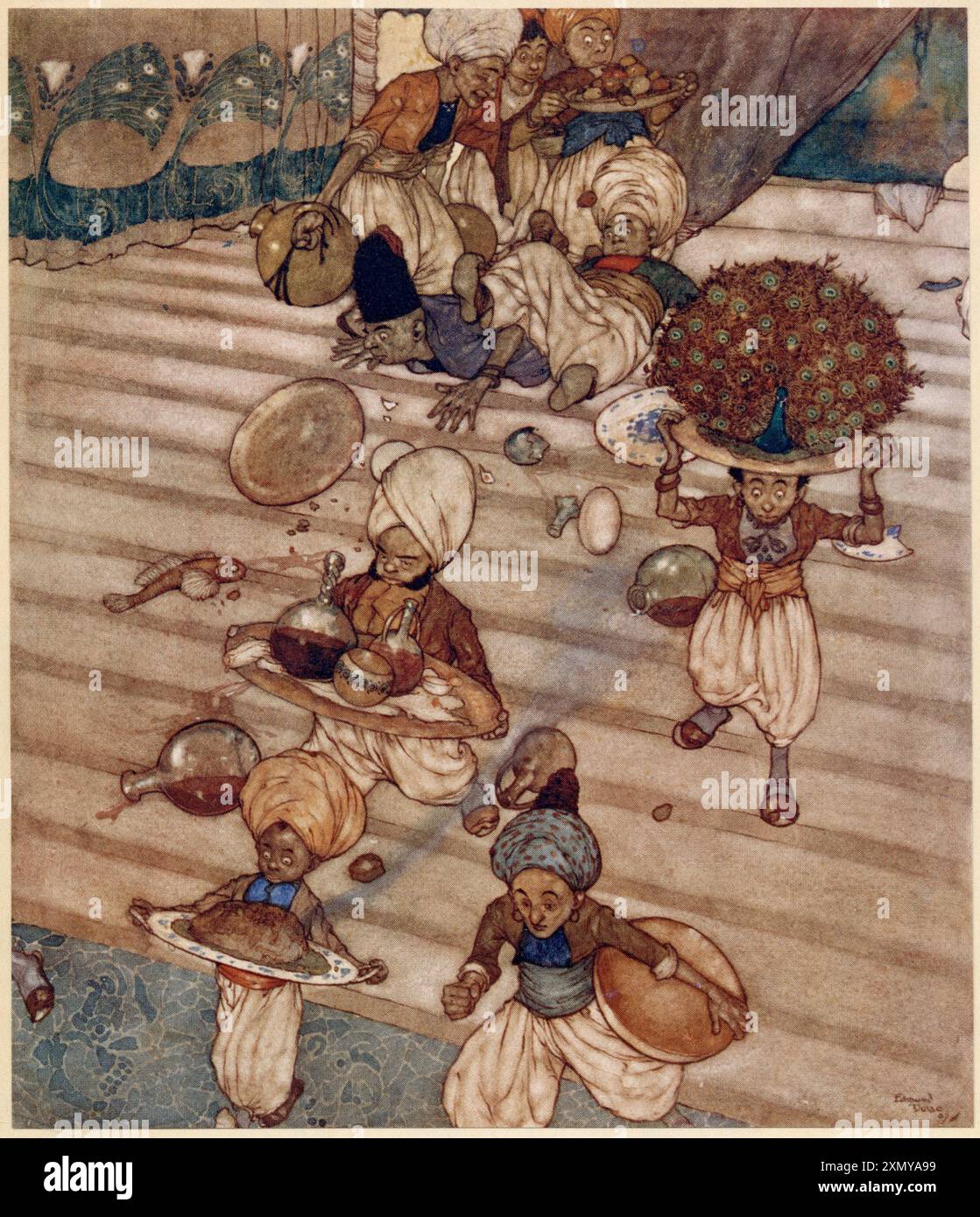 The Story of the Magic Horse Stock Photo - Alamy