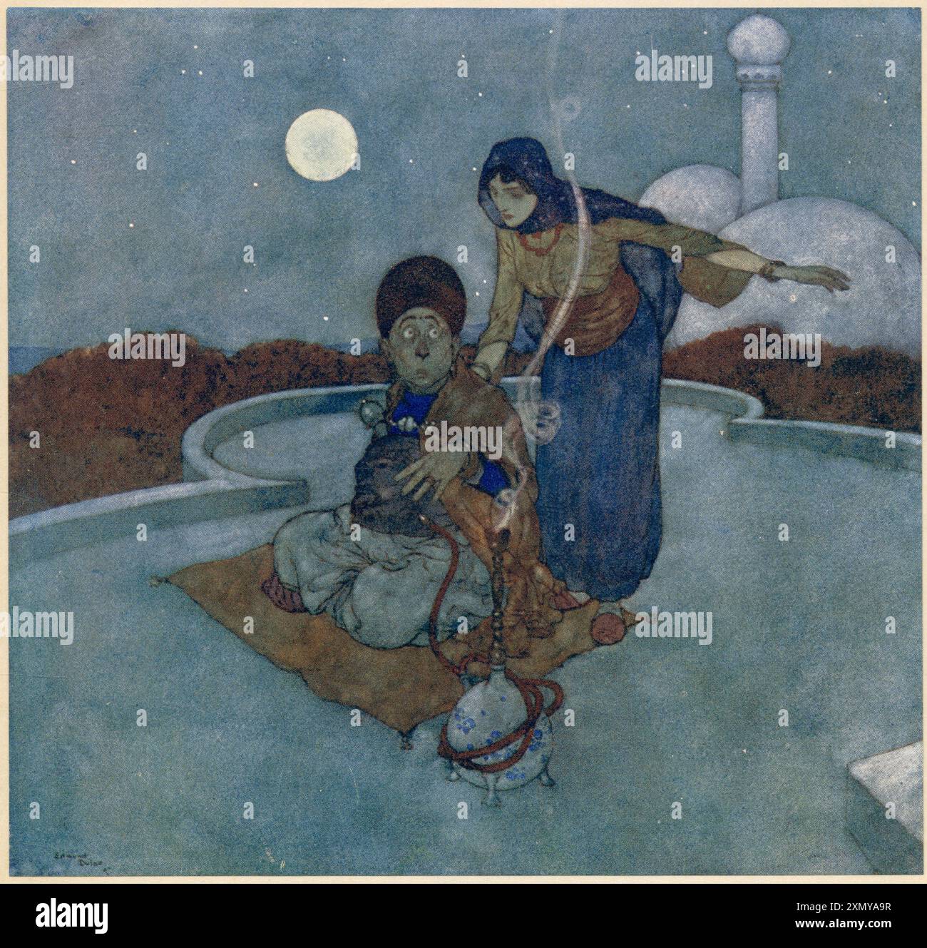 The Story of the Magic Horse Stock Photo - Alamy