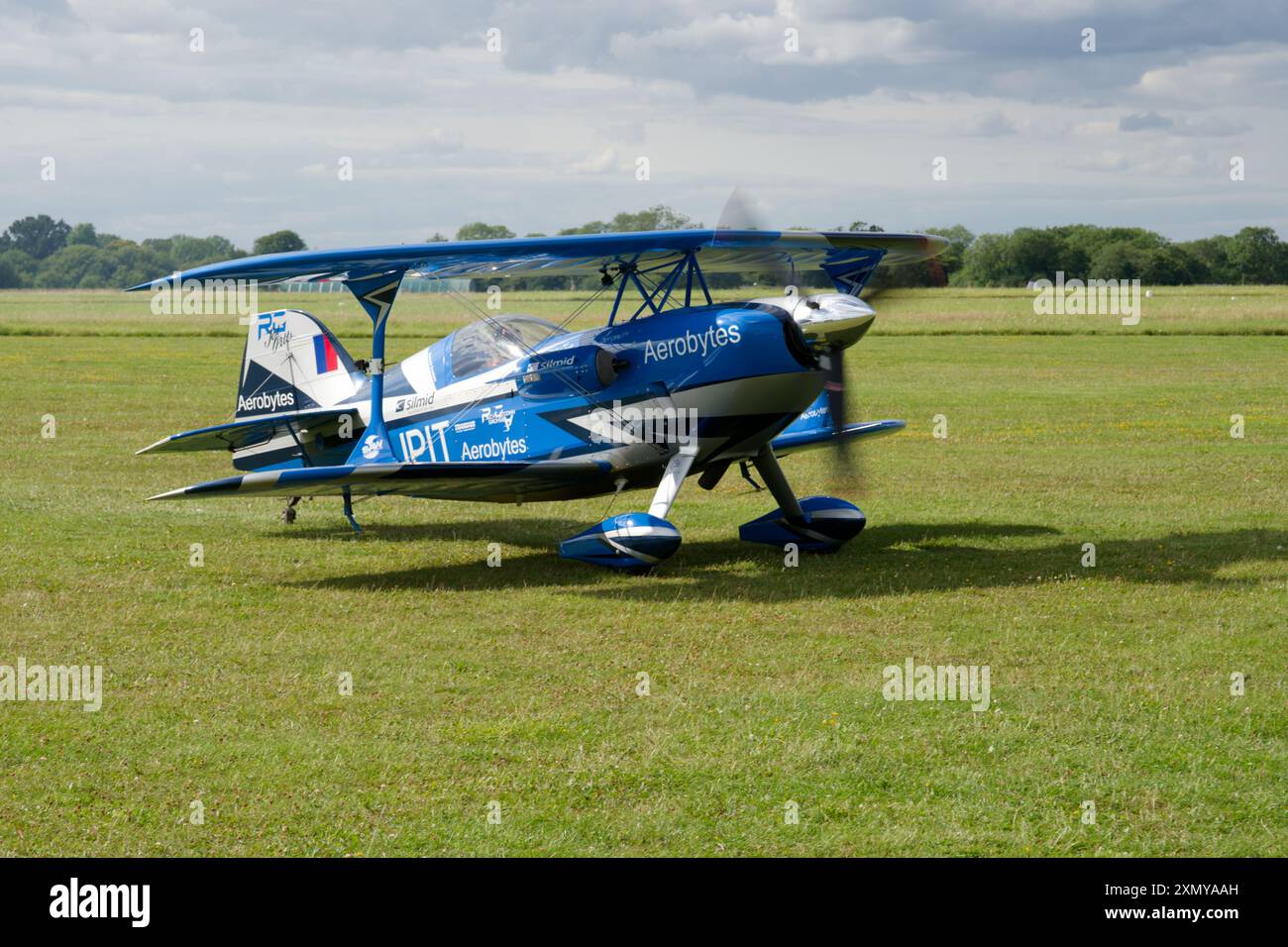 Unique three-engined Jet Pitts Special aerobatic biplane flown by Rich ...