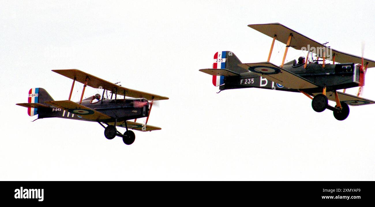 Replica Plans SE.5A G-BIHF - F943 & G-BMDB - F235 Stock Photo - Alamy