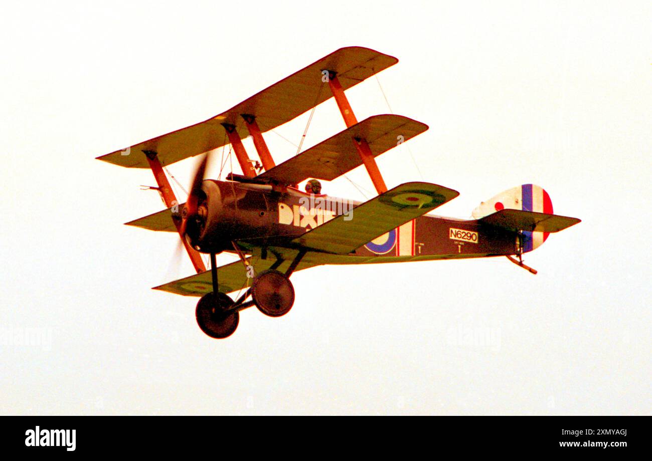 Sopwith Triplane G-BOCK - N6290 Stock Photo - Alamy