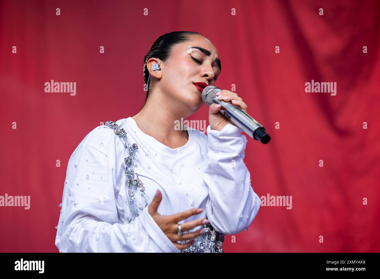 Fredrikstad, Norway. 25th, July 2024. The Swedish-Norwegian-Iranian ...