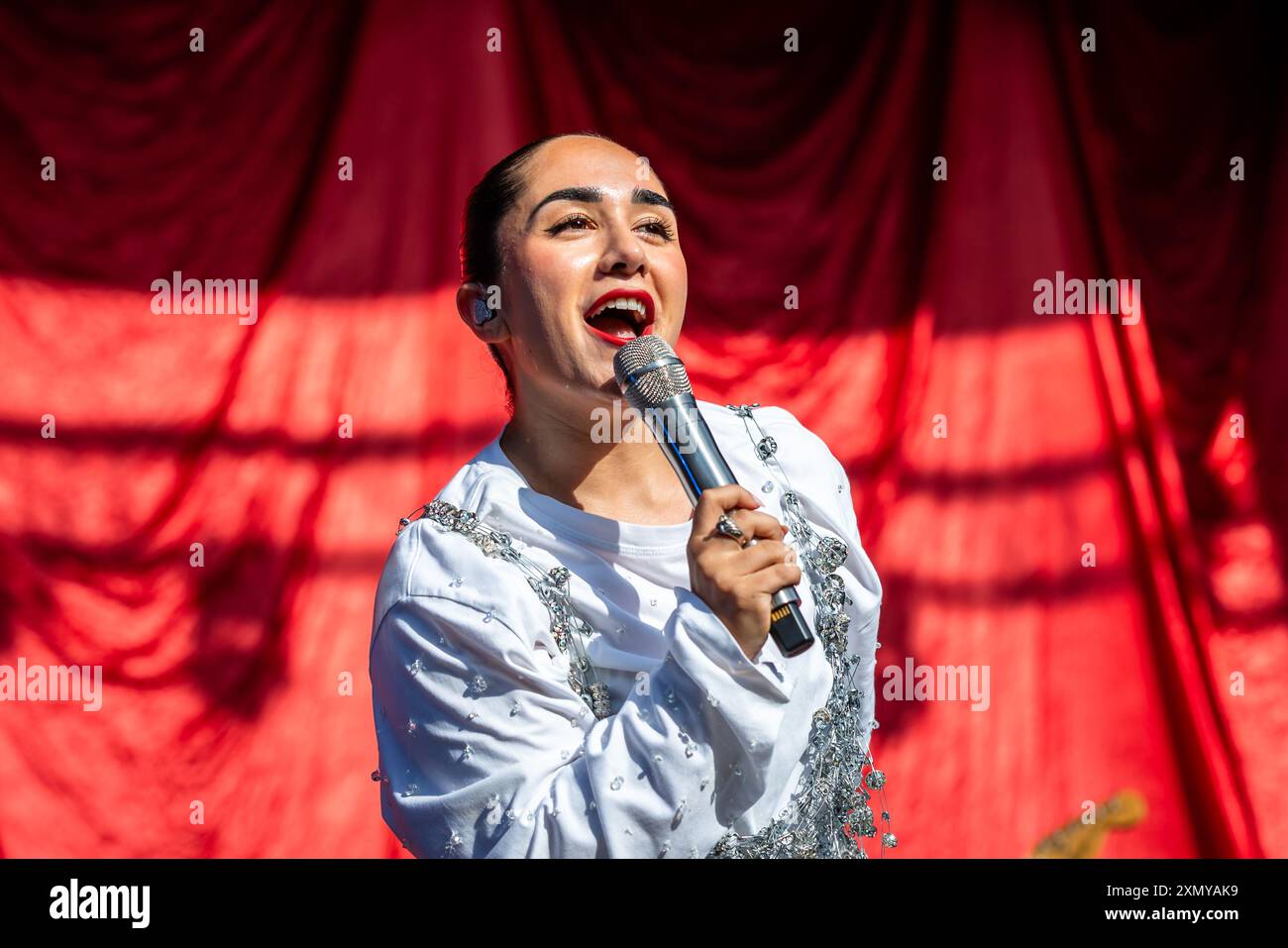 Fredrikstad, Norway. 25th, July 2024. The Swedish-Norwegian-Iranian ...