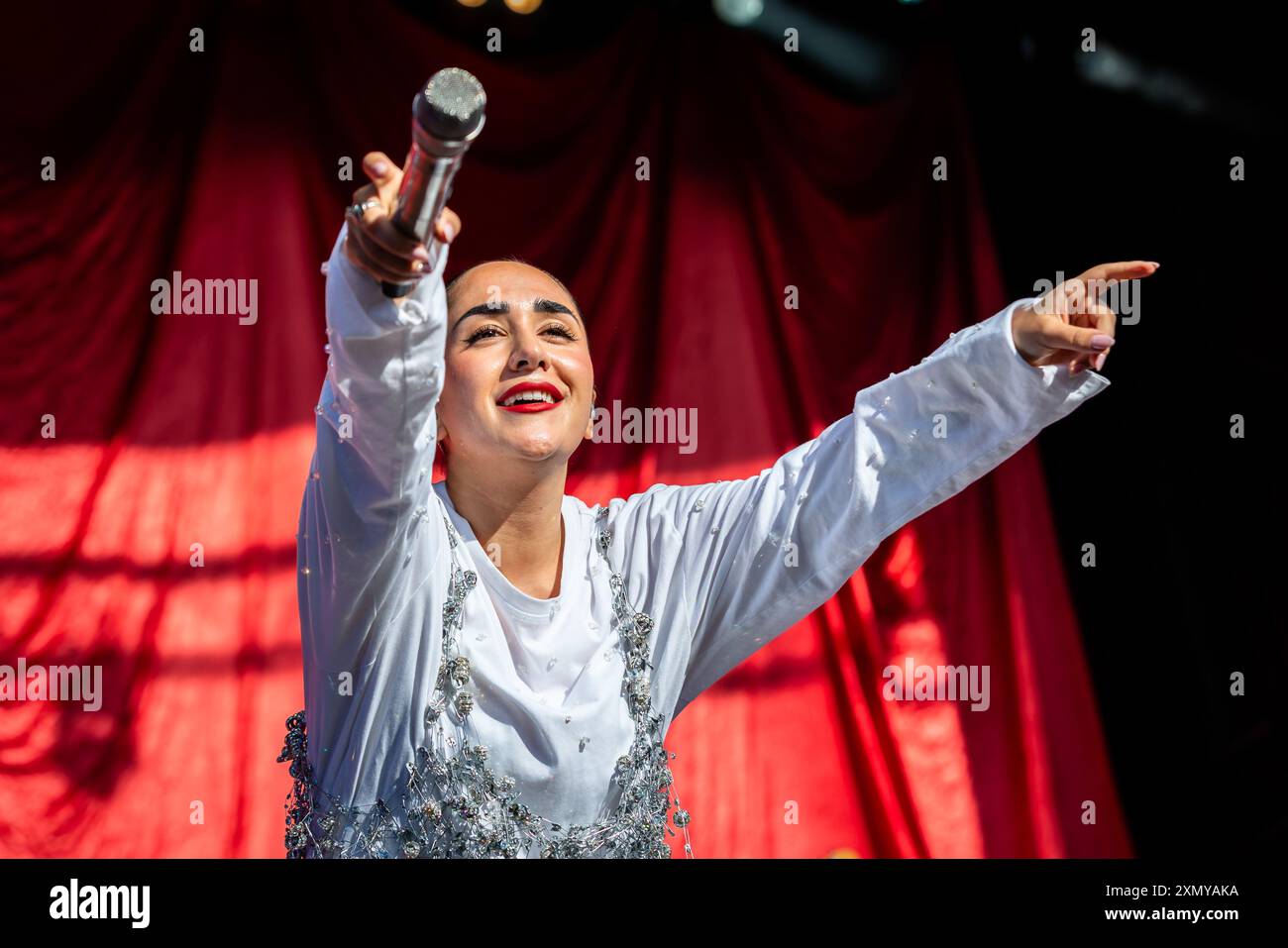 Fredrikstad, Norway. 25th, July 2024. The Swedish-Norwegian-Iranian ...