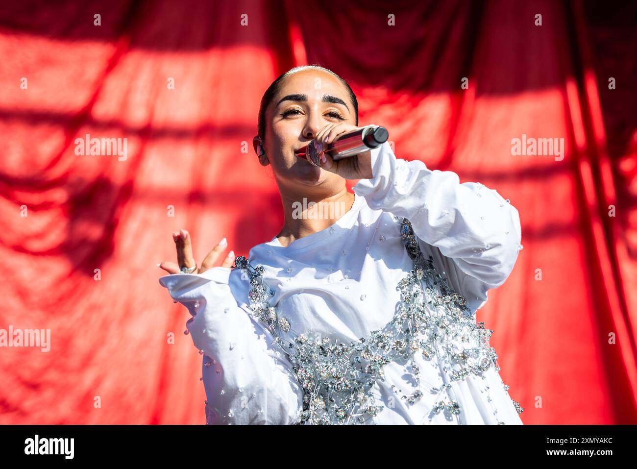 Fredrikstad, Norway. 25th, July 2024. The Swedish-Norwegian-Iranian ...