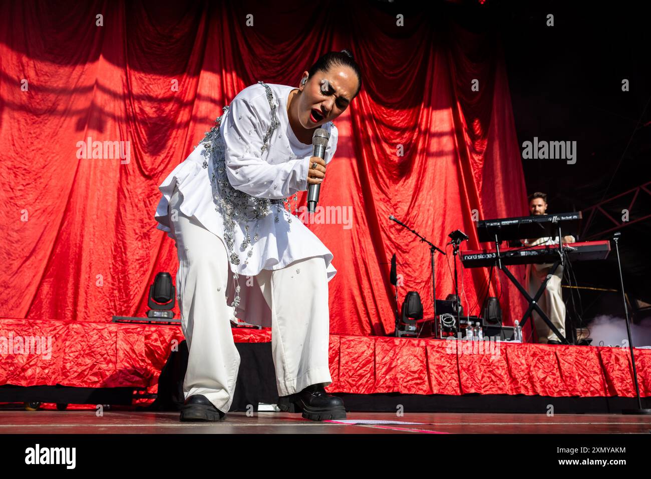 Fredrikstad, Norway. 25th, July 2024. The Swedish-Norwegian-Iranian ...