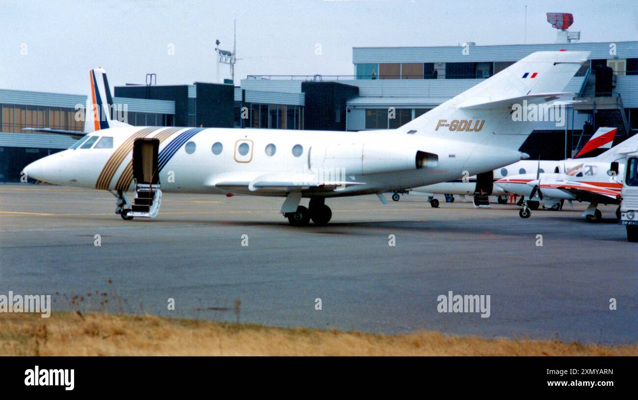 Dassault Falcon 20E F-GDLU Stock Photo - Alamy