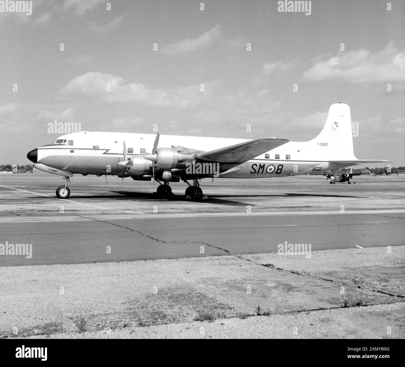 Douglas DC-6B I-DIMT - MM61923 Stock Photo - Alamy
