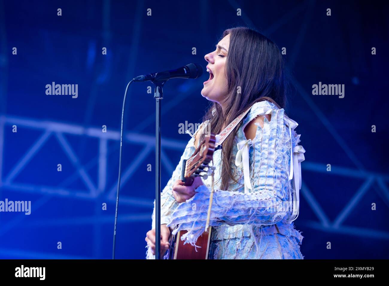 Fredrikstad, Norway. 26th, July 2024. The Norwegian singer and ...