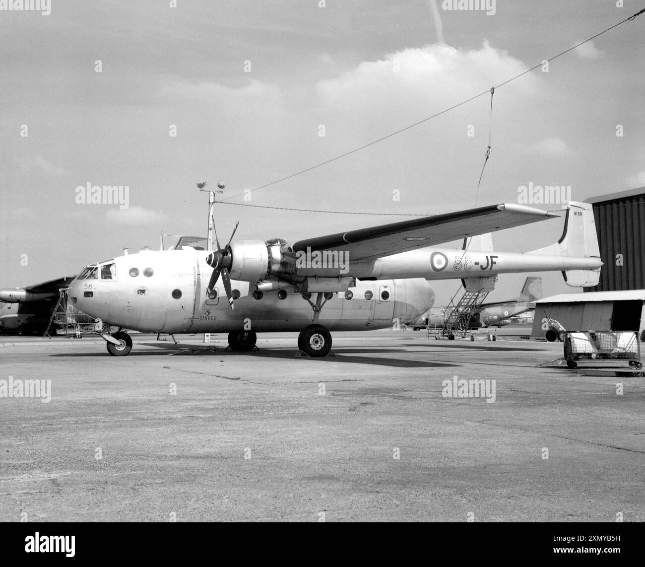 Nord N.2501 Noratlas 58 - 88-JF Stock Photo - Alamy