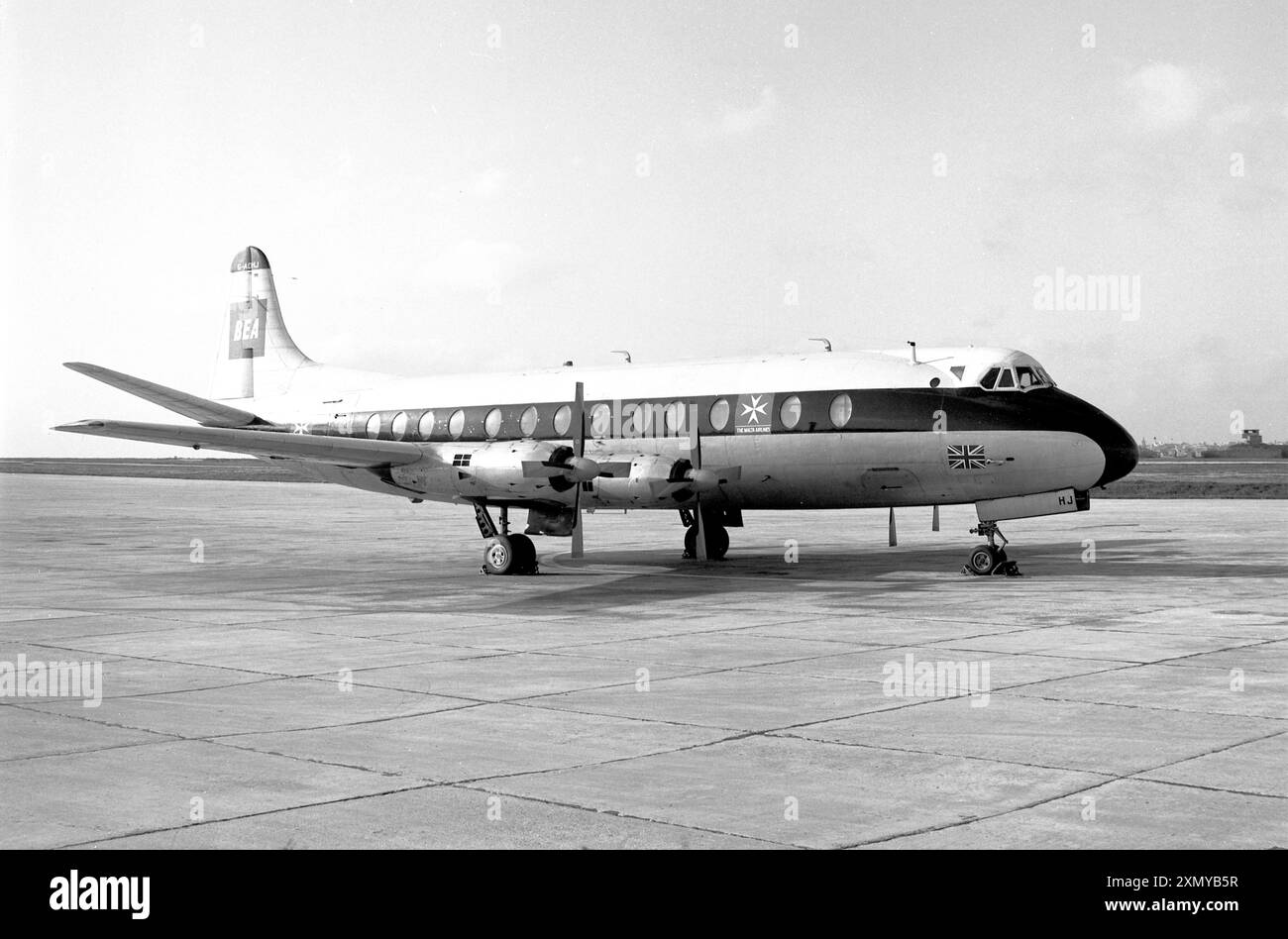 Vickers Viscount 802 G-AOHJ Stock Photo - Alamy