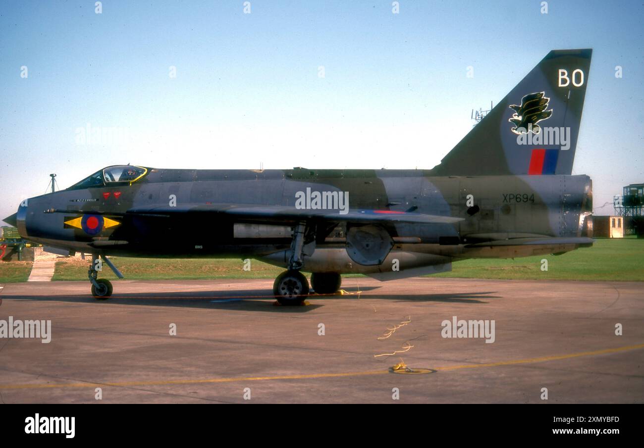 BAC Lightning F.3 XP694 - 'BO' Stock Photo - Alamy