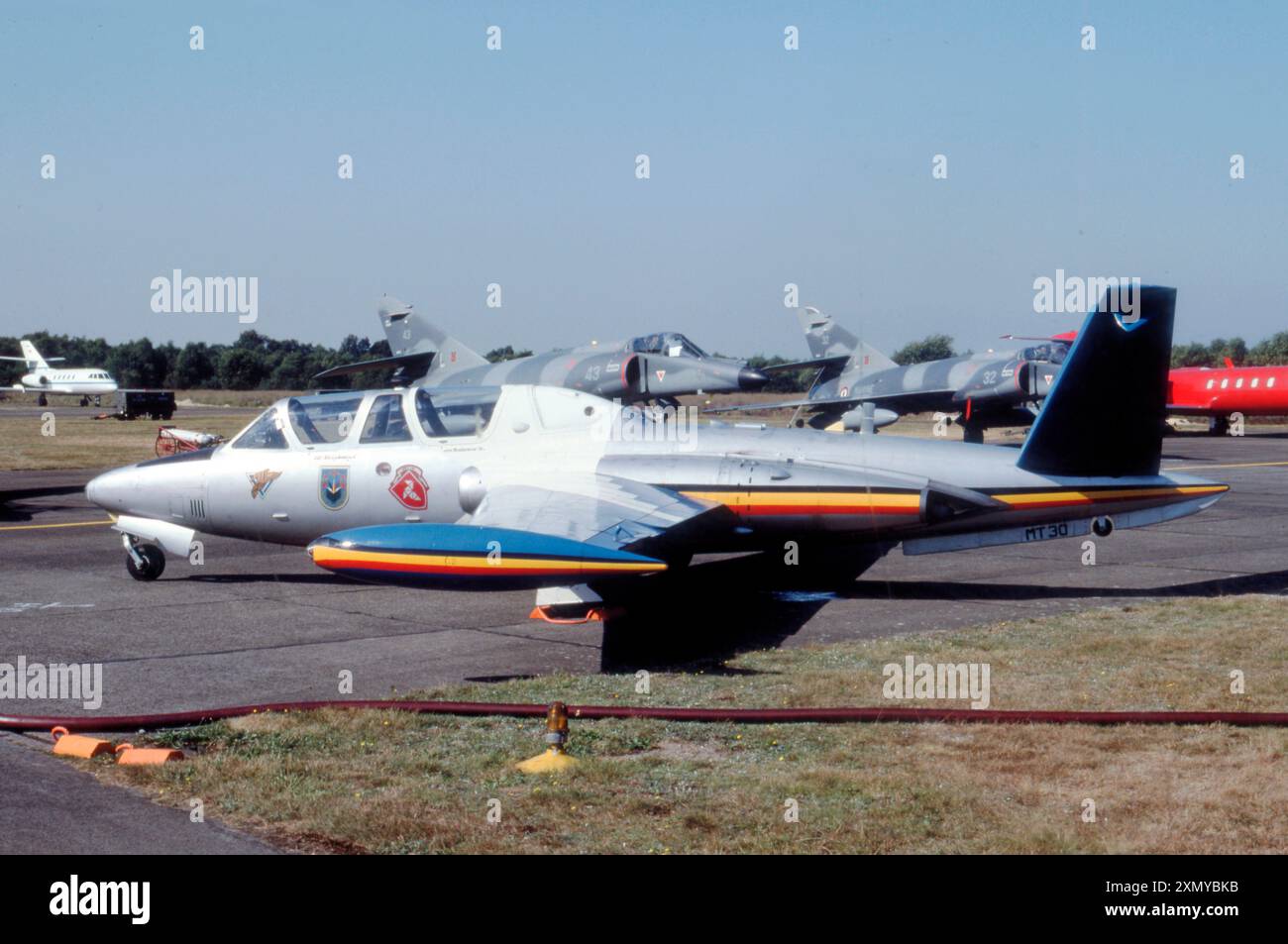 Fouga CM.170R Magister MT-30 Stock Photo - Alamy
