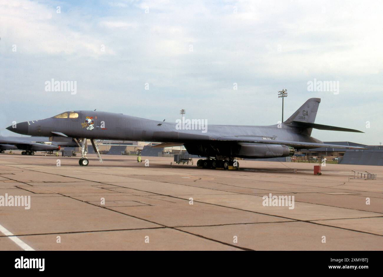 Rockwell B-1B Lancer 85-0059 'The Last Laugh' Stock Photo - Alamy