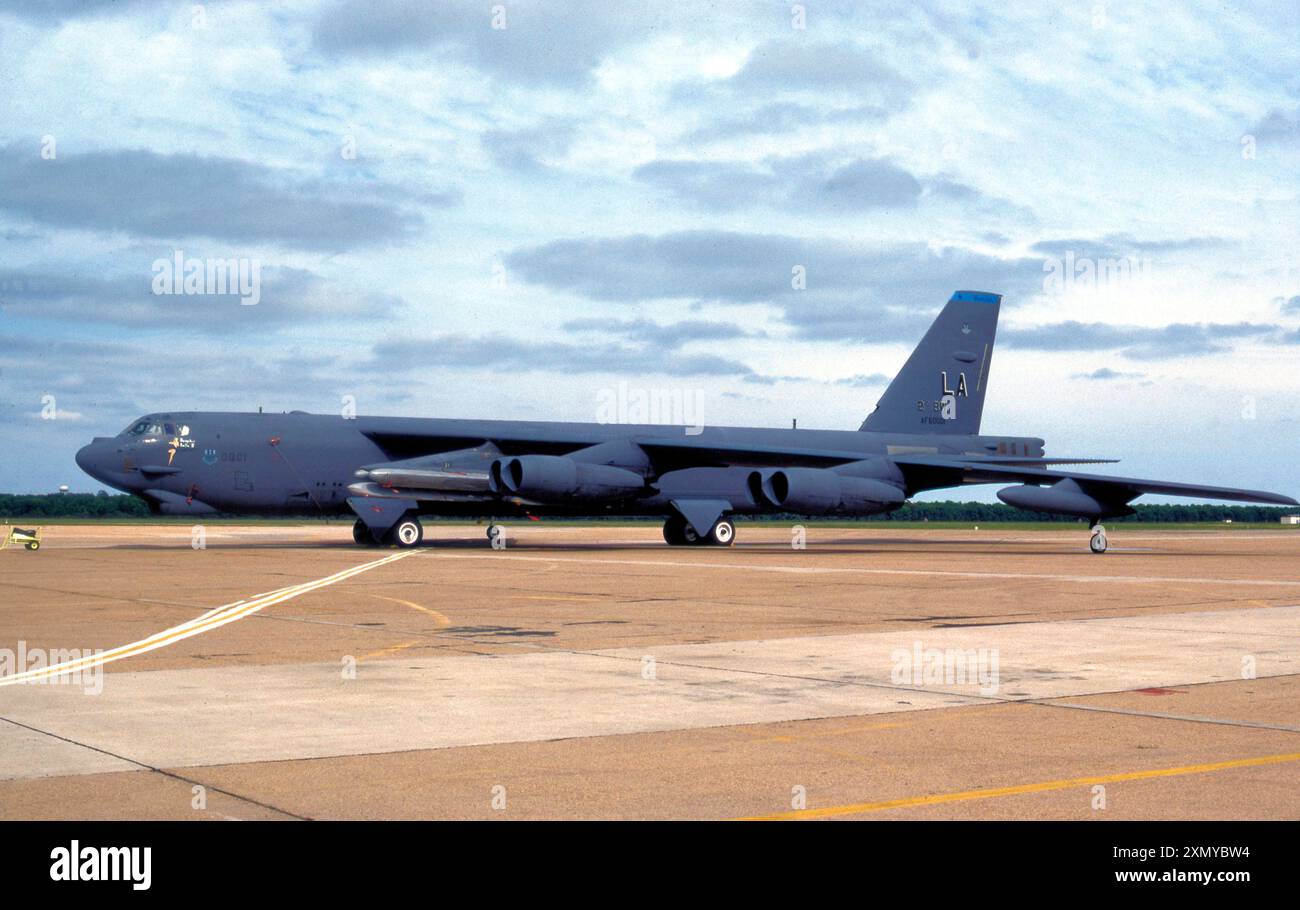 Boeing B-52H Stratofortress 60-0001 'Memphis Belle IV' Stock Photo - Alamy