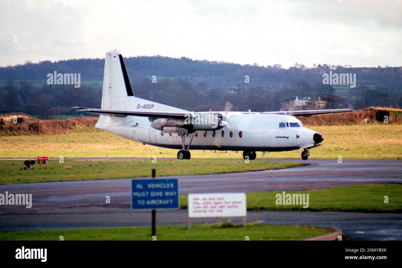 Fokker F-27-600 Friendship D-ADOP Stock Photo - Alamy