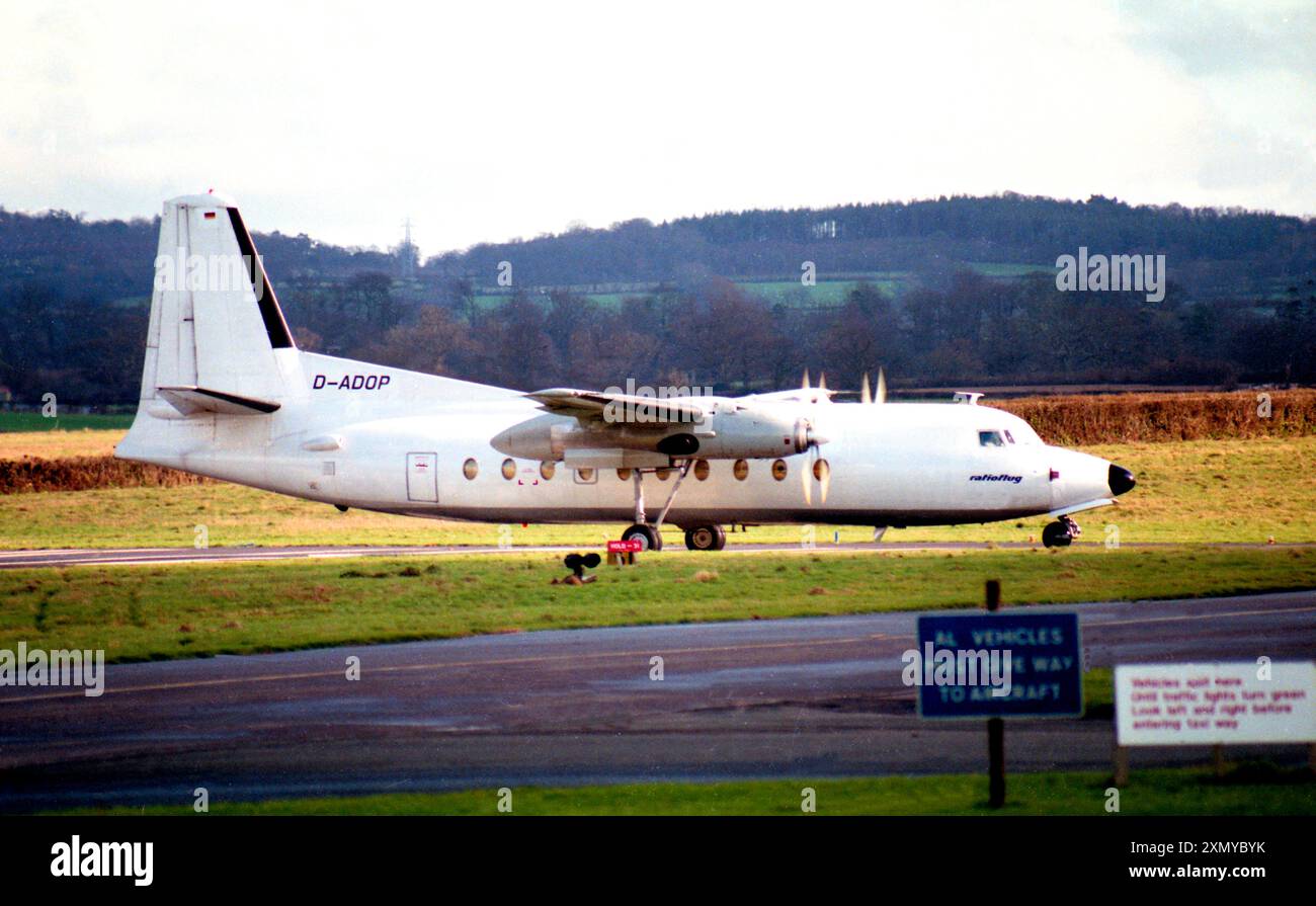 Fokker F-27-600 Friendship D-ADOP Stock Photo - Alamy