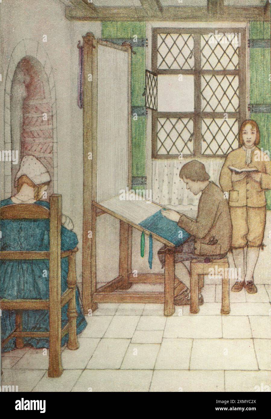 The Boyhood of George Fox Stock Photo - Alamy