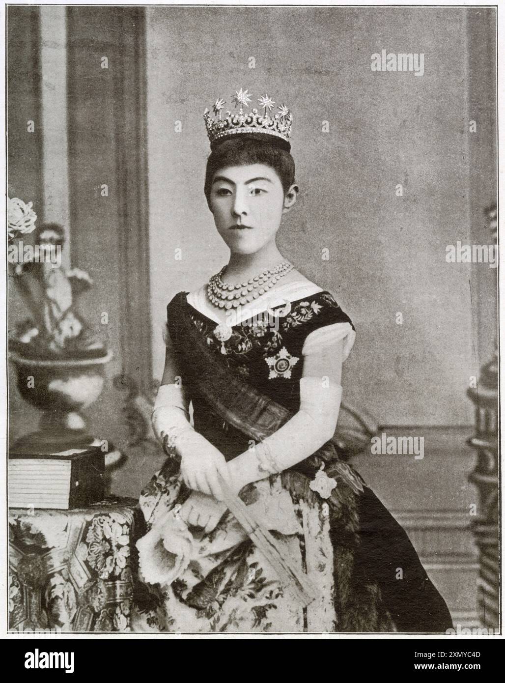 Empress Shoken (1849 - 1914), who adopted the imperial given name ...