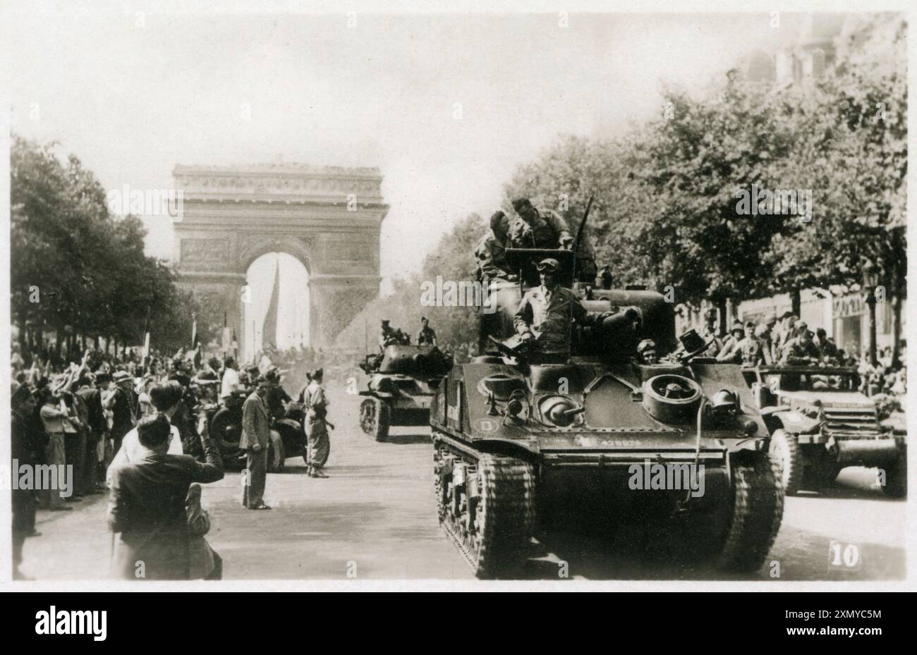 WW2 - Liberation of Paris Stock Photo - Alamy
