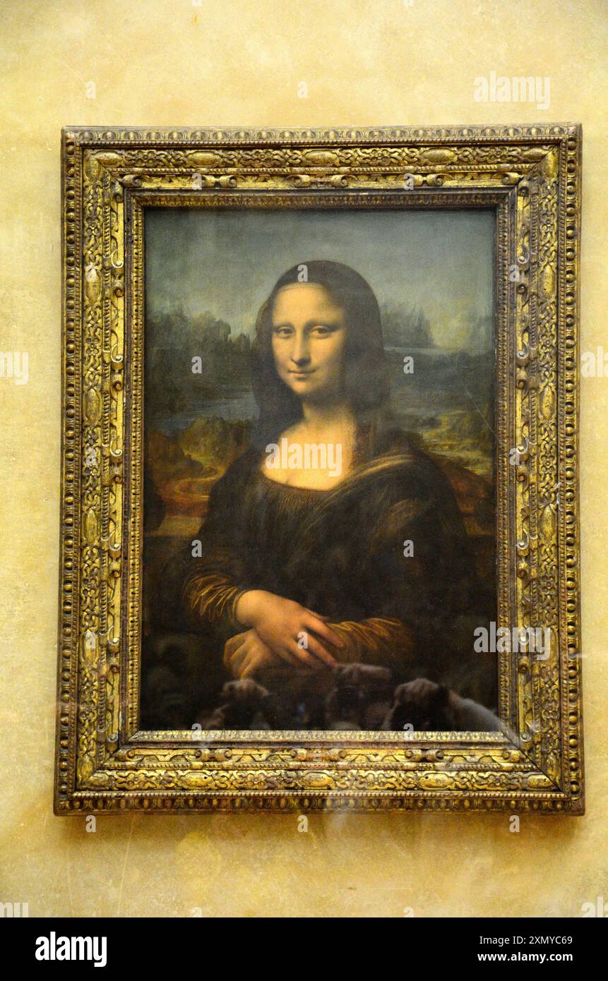 Gioconda, Louvre museum, Paris, France, Europe Stock Photo - Alamy