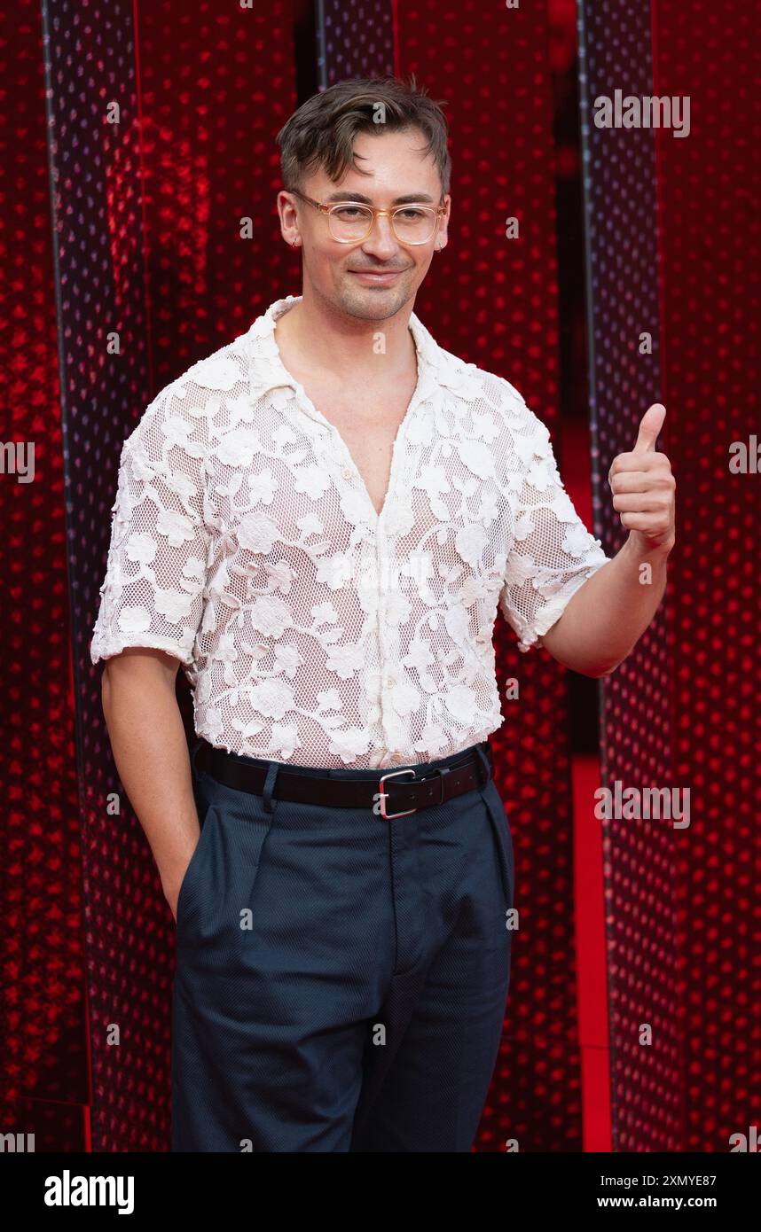 London, UK. July 29, 2024. Nick Collier aka Ella Vaday attends the UK ...