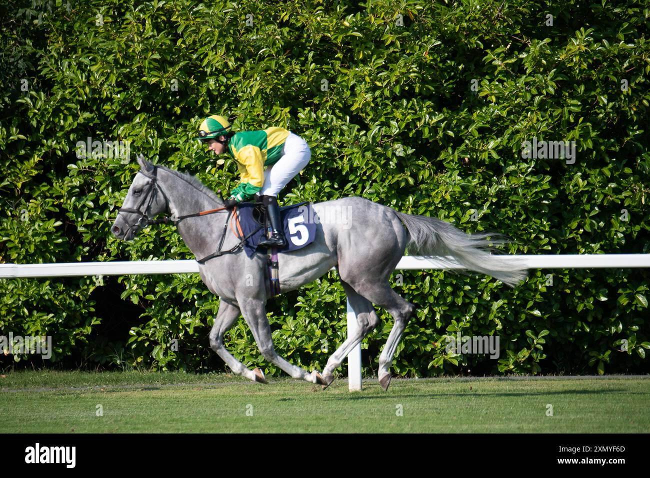Windsor, Berkshire, UK. 29th July, 2024. Horse Strike ridden by jockey ...
