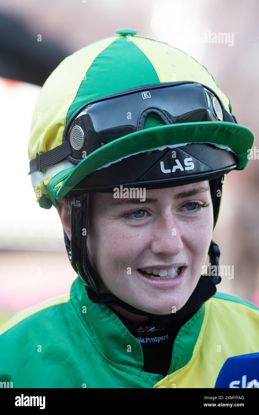 Windsor, Berkshire, UK. 29th July, 2024. Jockey Olivia Tubb. Horse ...