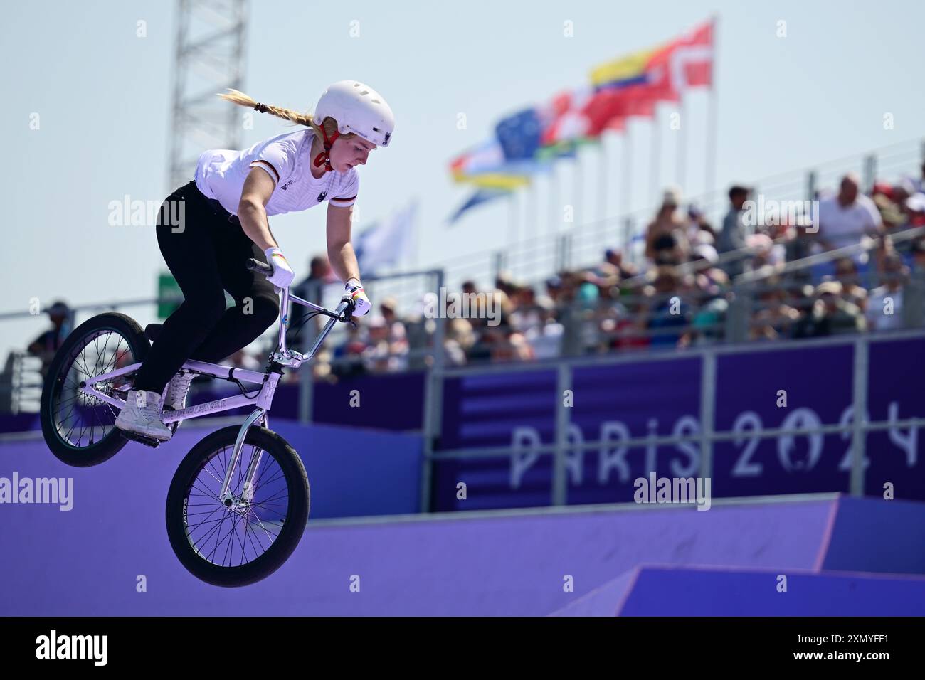 Versailles, France. 30th July, 2024. Olympia, Paris 2024, Cycling, BMX ...