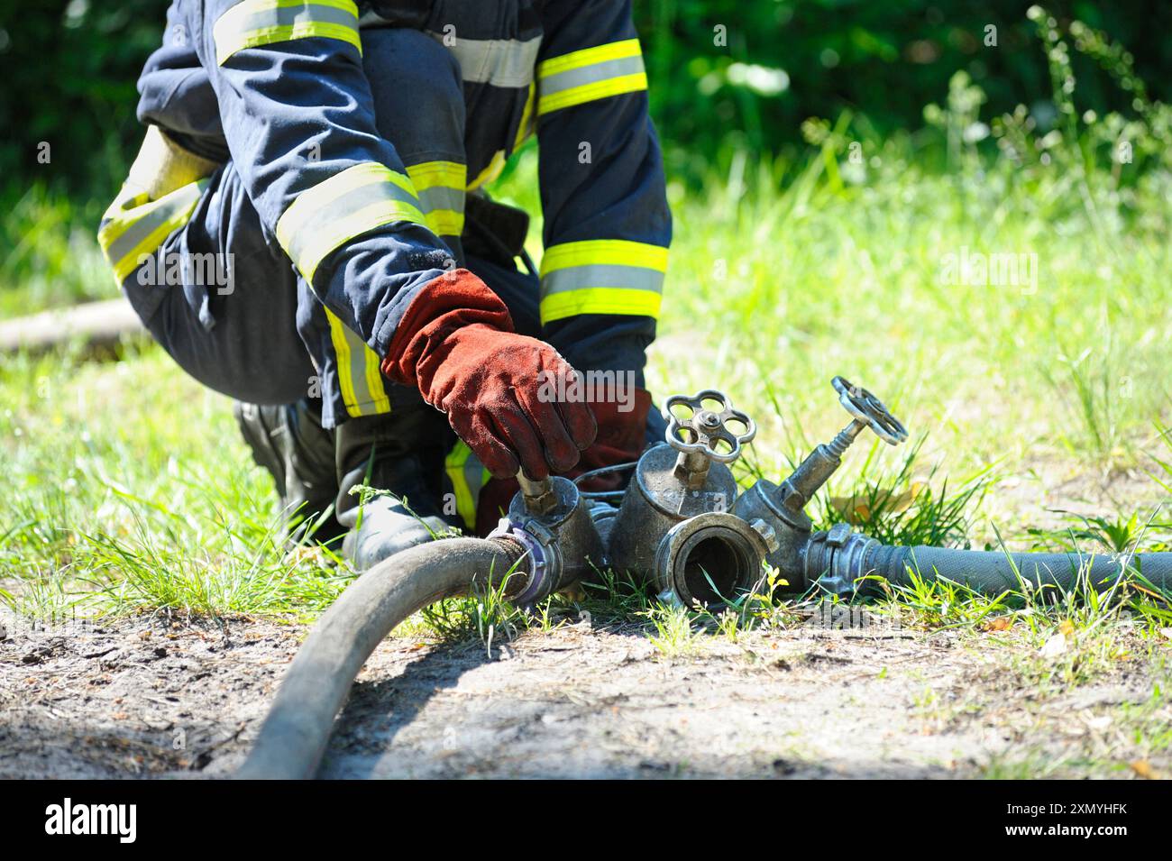 Hand pump fire engine hi-res stock photography and images - Alamy