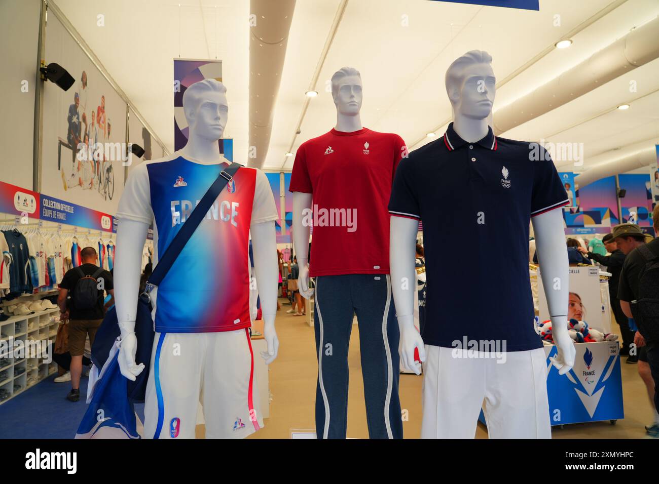 Paris 2024 official store located in a temporary structure on the ...