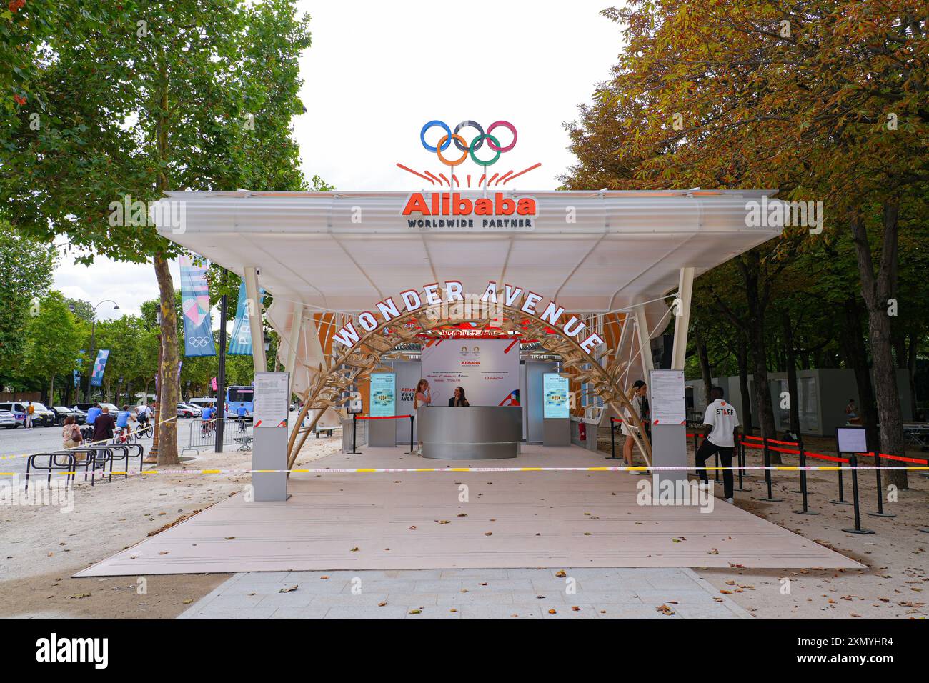 Wonder Avenue, a temporary exhibition hall for Alibaba, partner of the ...