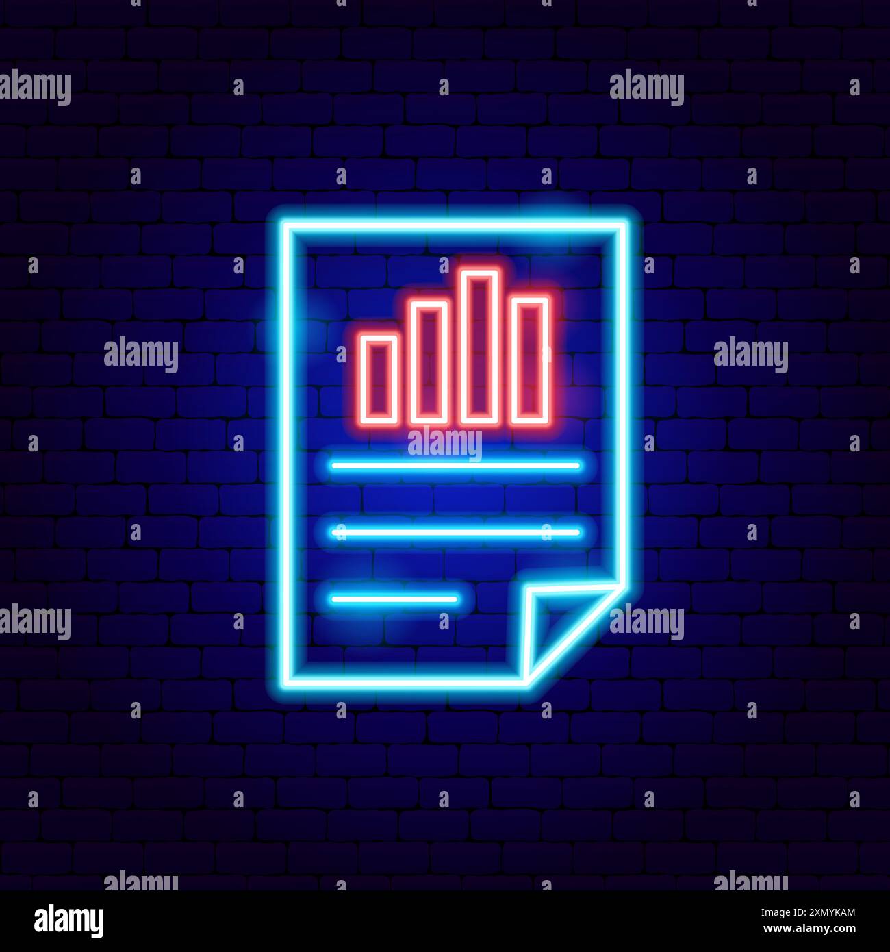 Growth Report Neon Sign Stock Vector Image & Art - Alamy