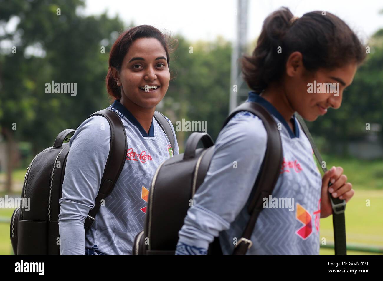 Bangladesh women's team captain Nigar Sultana Joty (L) during Women’s ...