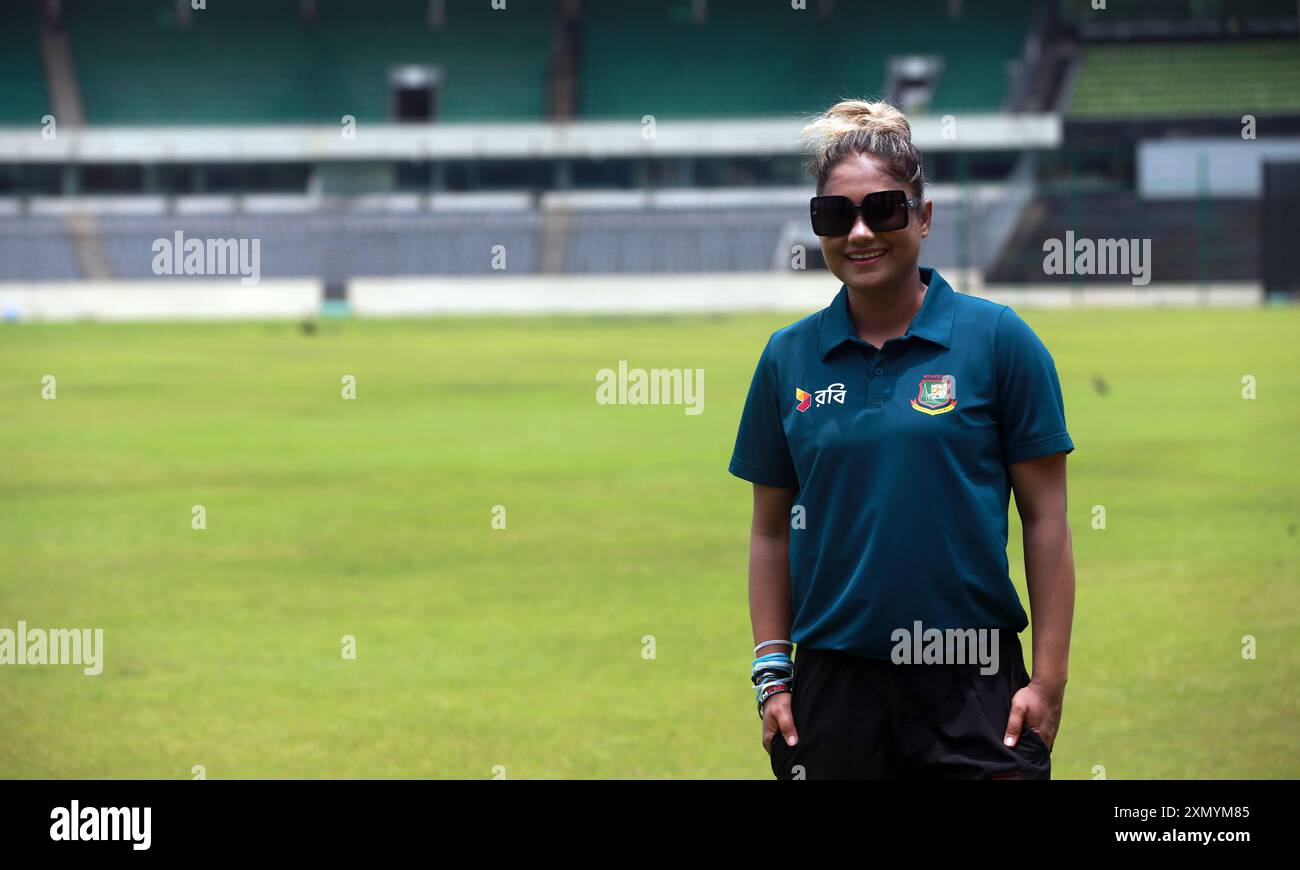Jahanara Alam during Bangladesh Women’s cricket team attends a group ...