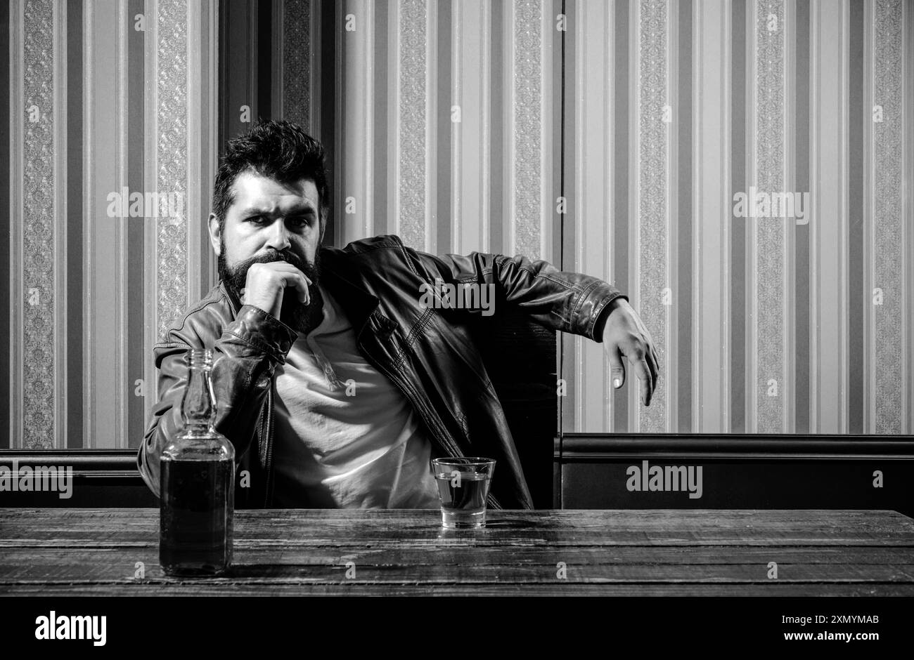 Man alcohol abuse. Drunk man in alcoholism problem, alcohol abuse and ...