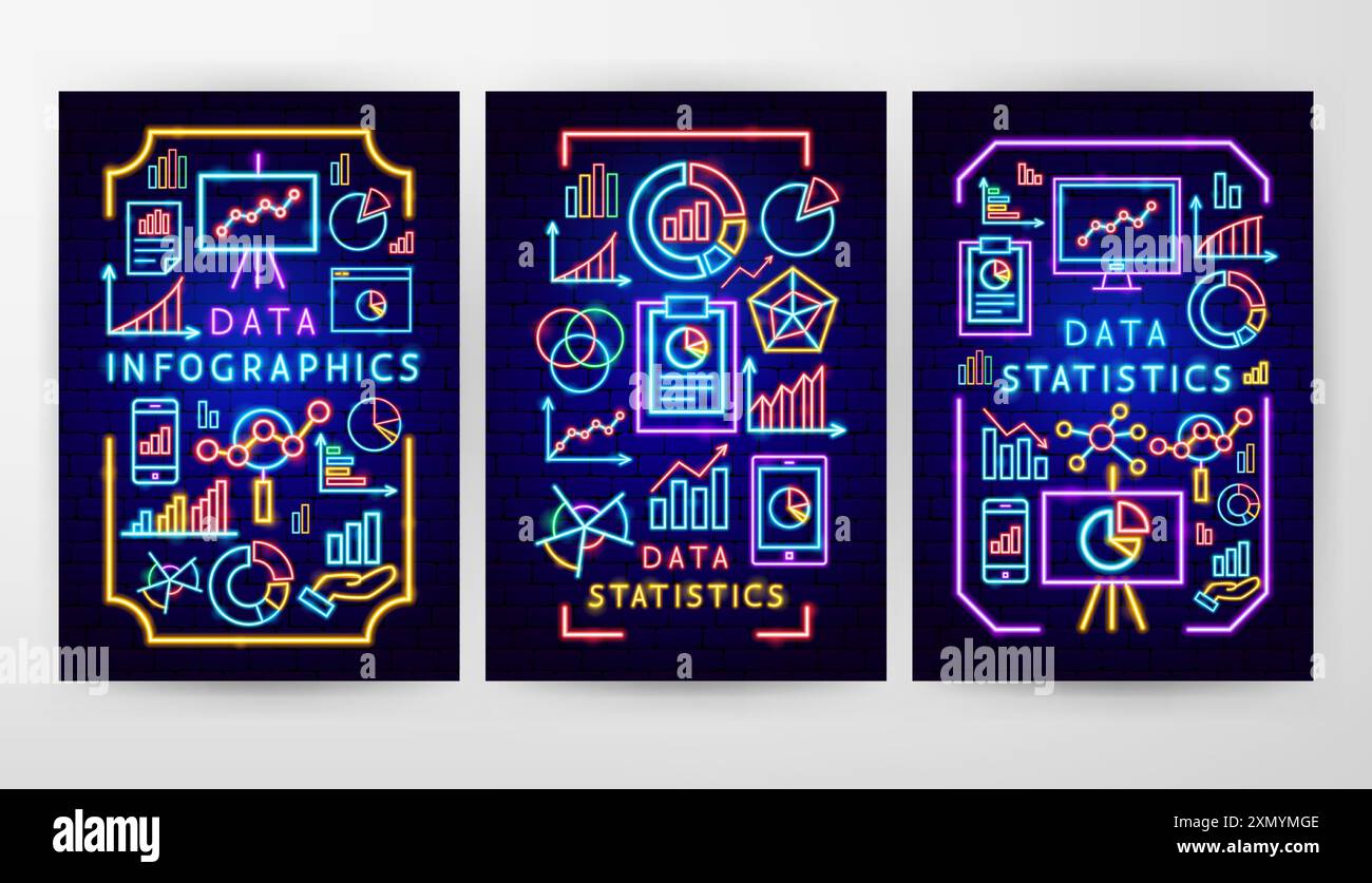 Statistics Flyer Concepts Stock Vector Image & Art - Alamy