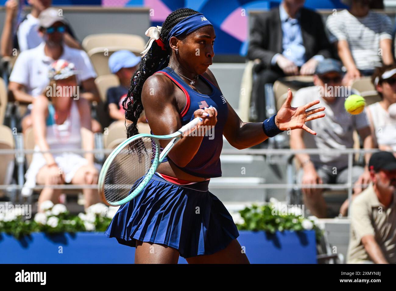 GAUFF Coco of United States during the Tennis match, Olympic Games ...