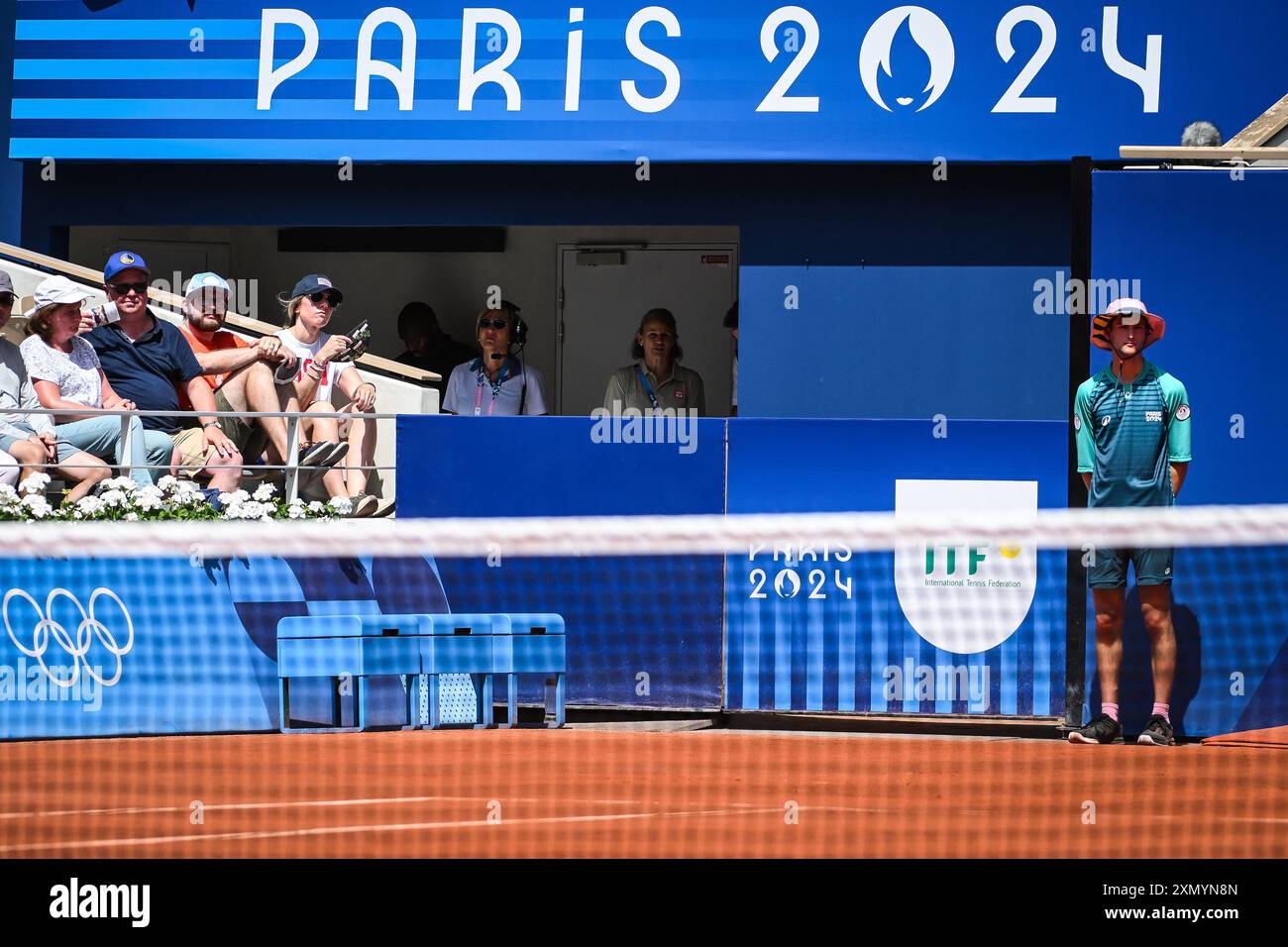 Illustration during the Tennis match, Olympic Games Paris 2024 on 30 ...
