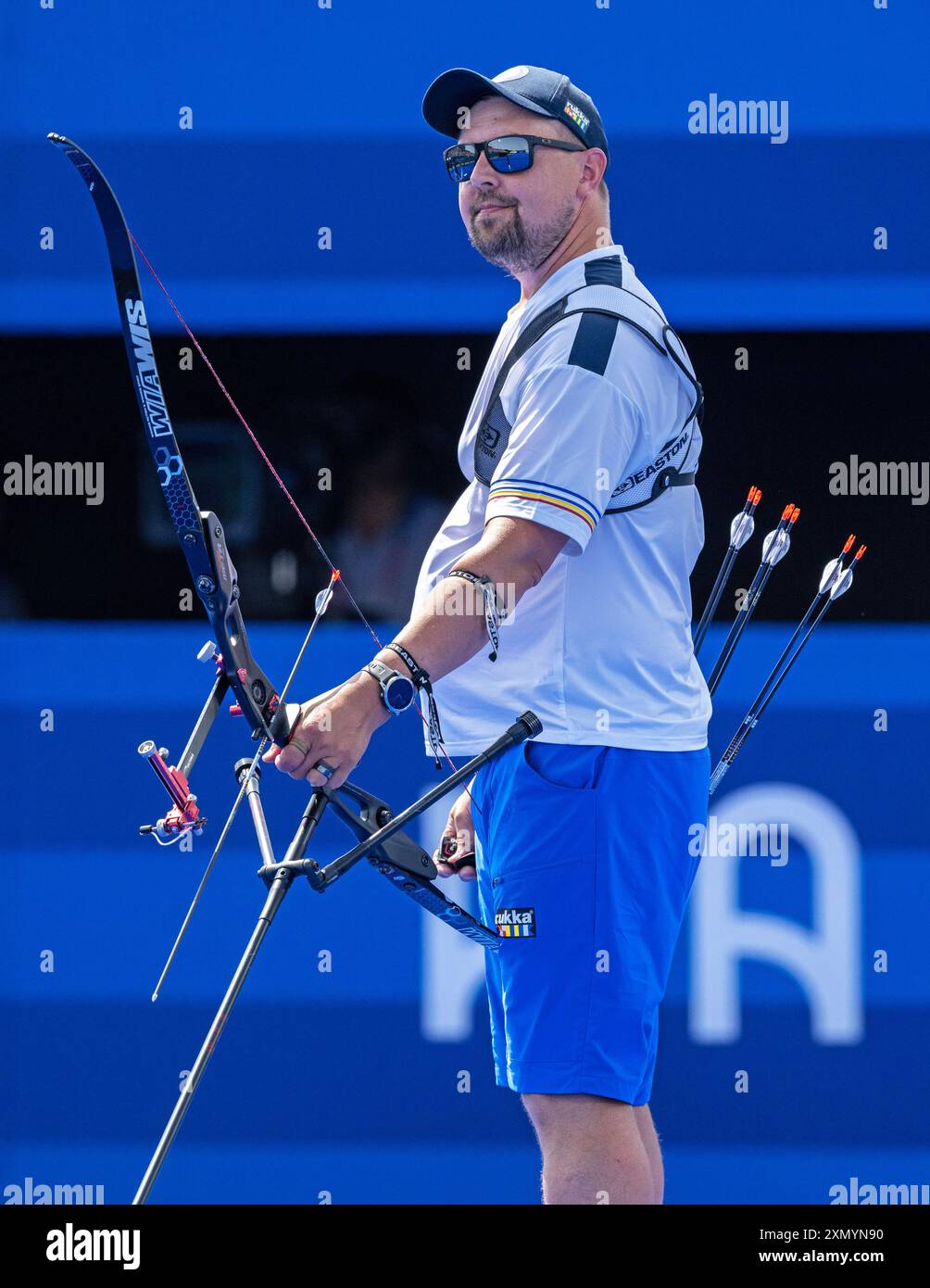 Paris, Ile de France, France. 30th July, 2024. Team Finland archer ...