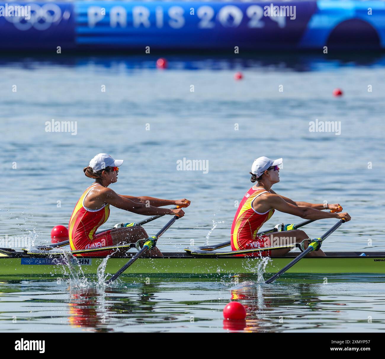 Vaires Sur Marne. 30th July, 2024. Shen Shuangmei/Lu Shiyu(L) of China ...