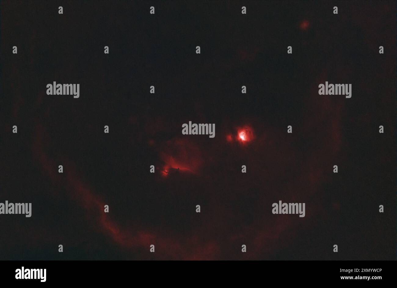 the orion constellation shot using H alpha filter starless Stock Photo ...