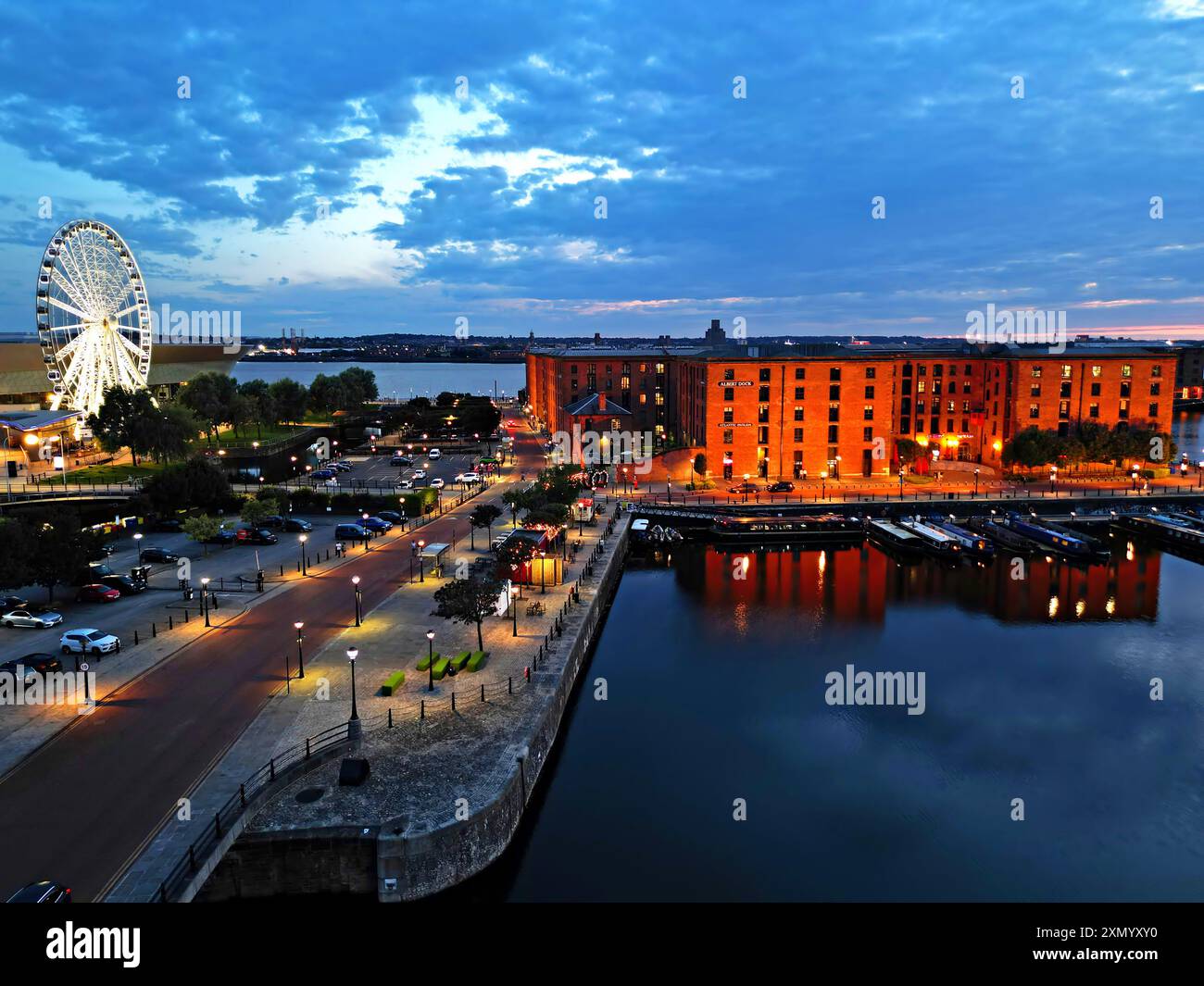 Royal albert dock liverpool aerial hi-res stock photography and images ...